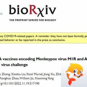 环球时报:mRNA猴痘疫苗数据表现出良好的安全性、有效性 - VV